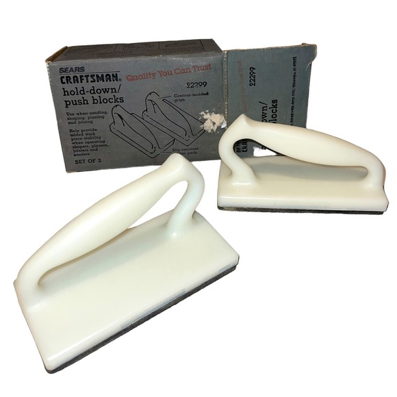Sears | Other | Vintage Sears Craftsman Hold Down Push Blocks 92299 ...